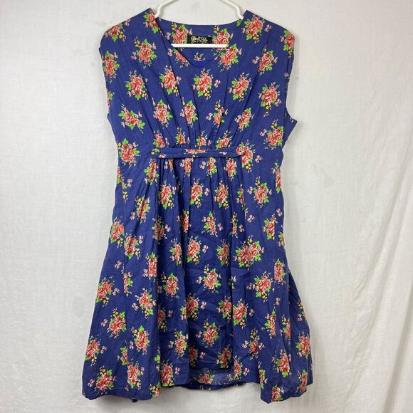 Olga de Polga | Dresses | Olga De Polga Floral Mini Knee Dress Womens S ...